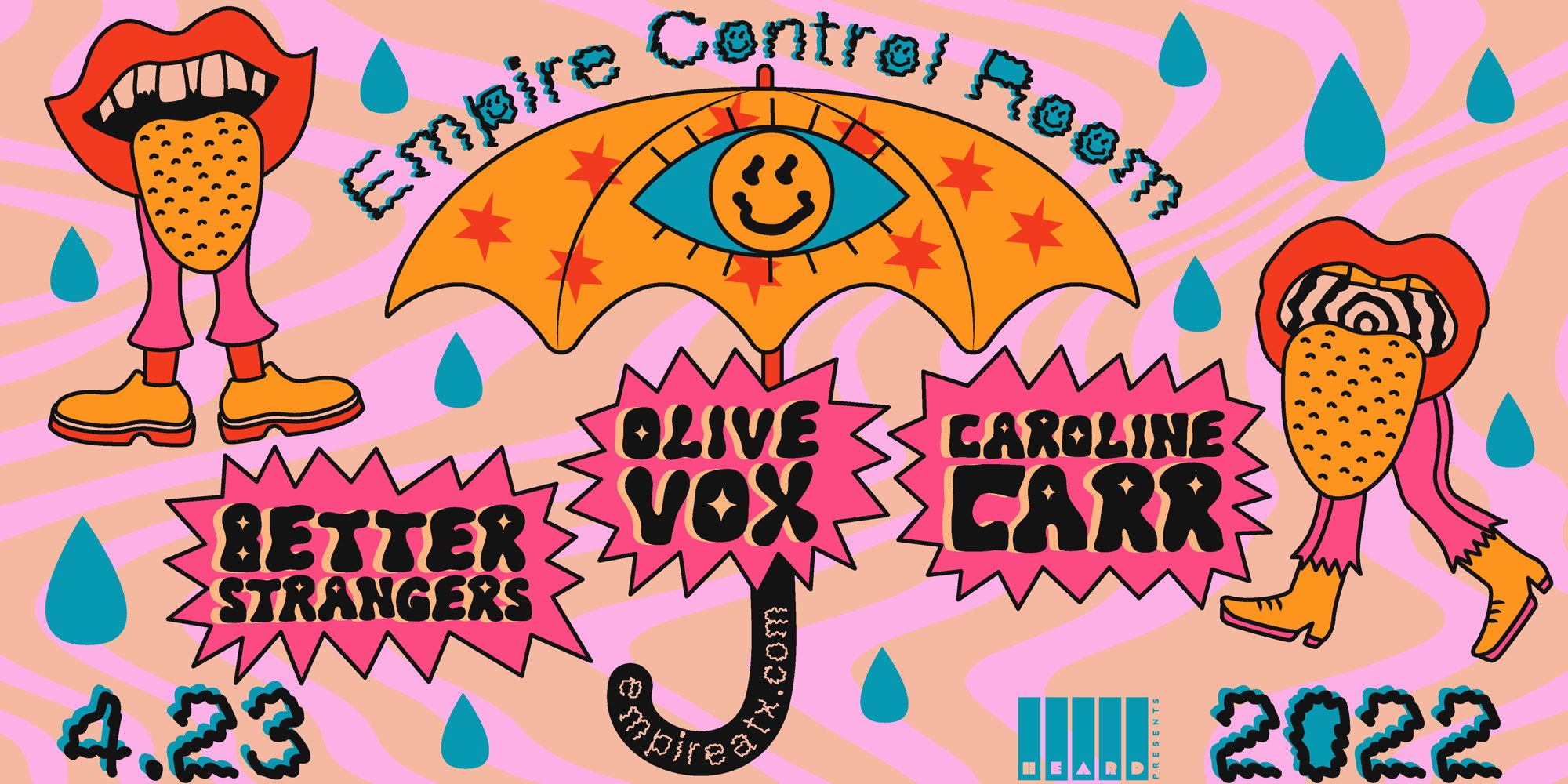 Better Strangers, Olive Vox and Caroline Carr at Empire Control Room ...