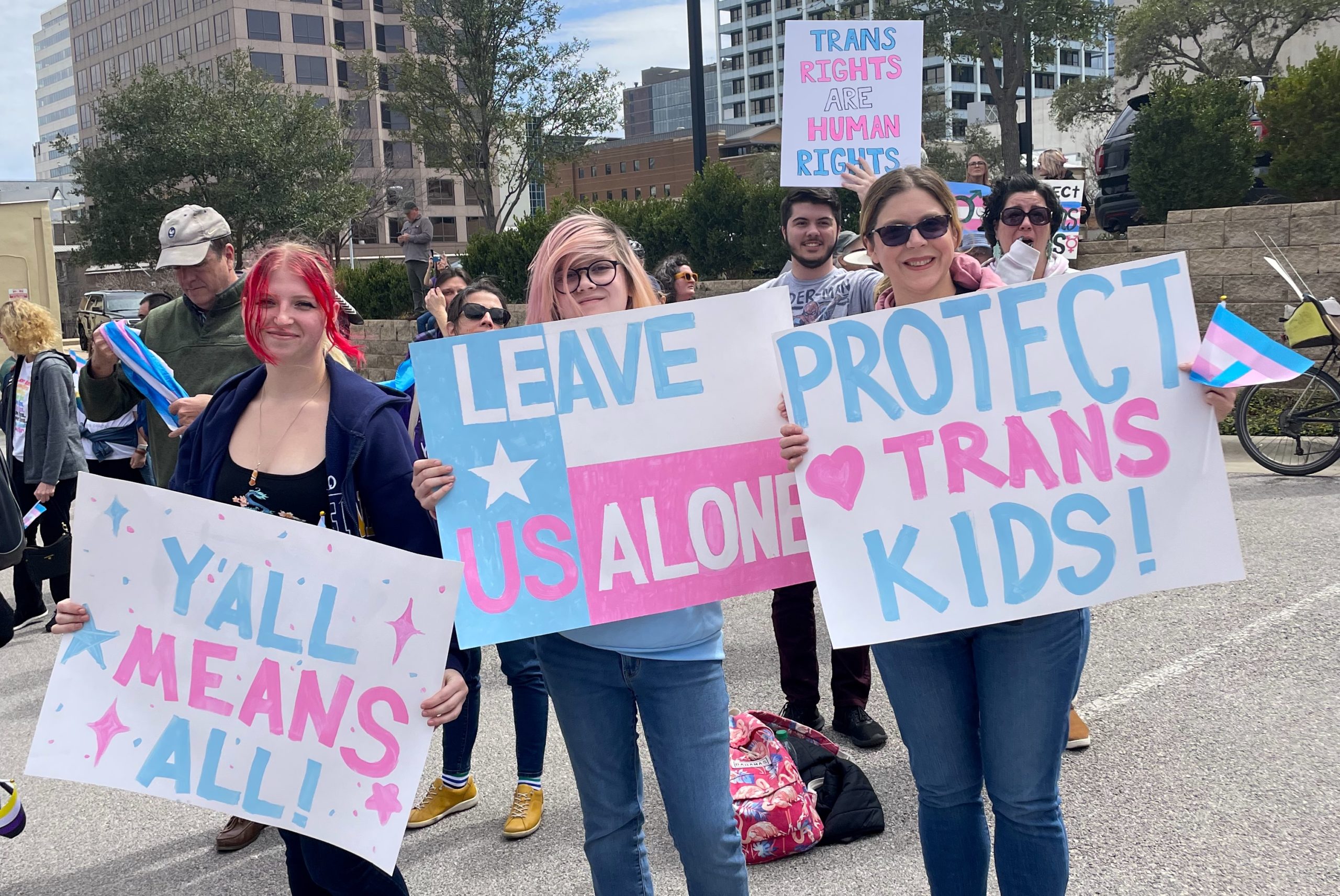 In Photos: Trans Rights Activists Protest Outside the Governor’s ...