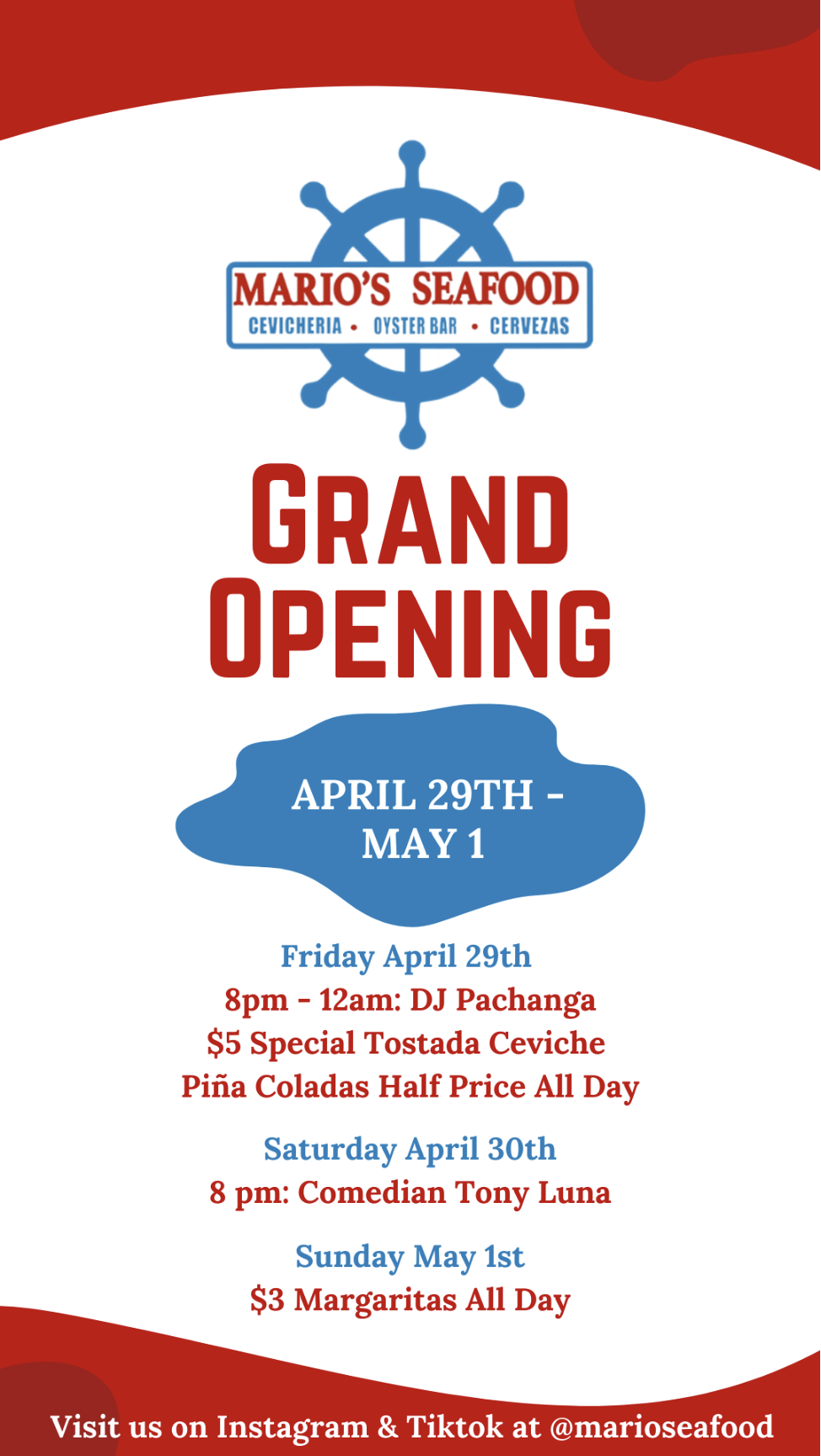 Mario's Seafood Grand Opening - Austin Monthly Magazine