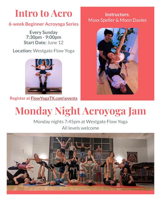 Intro to Acroyoga 6wk series, @ Flow Yoga Westgate - Austin Monthly ...