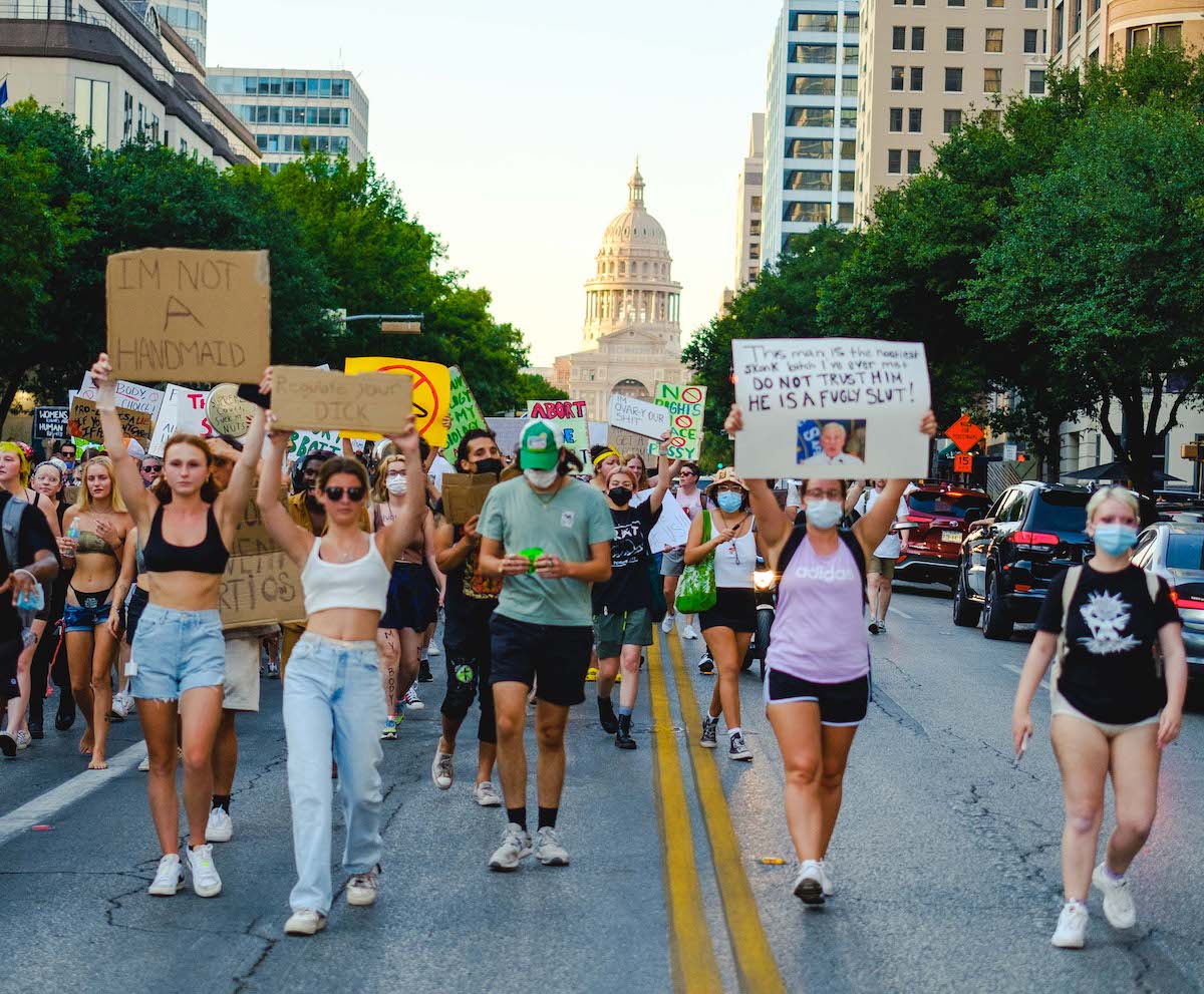 In Photos: Saturday's Protest for Abortion Rights - Austin Monthly Magazine